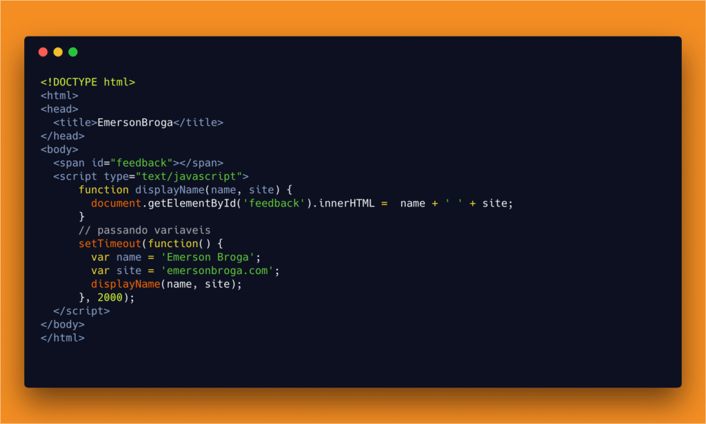 Entendendo O SetTimeout E O SetInterval Do Javascript Emerson Broga
