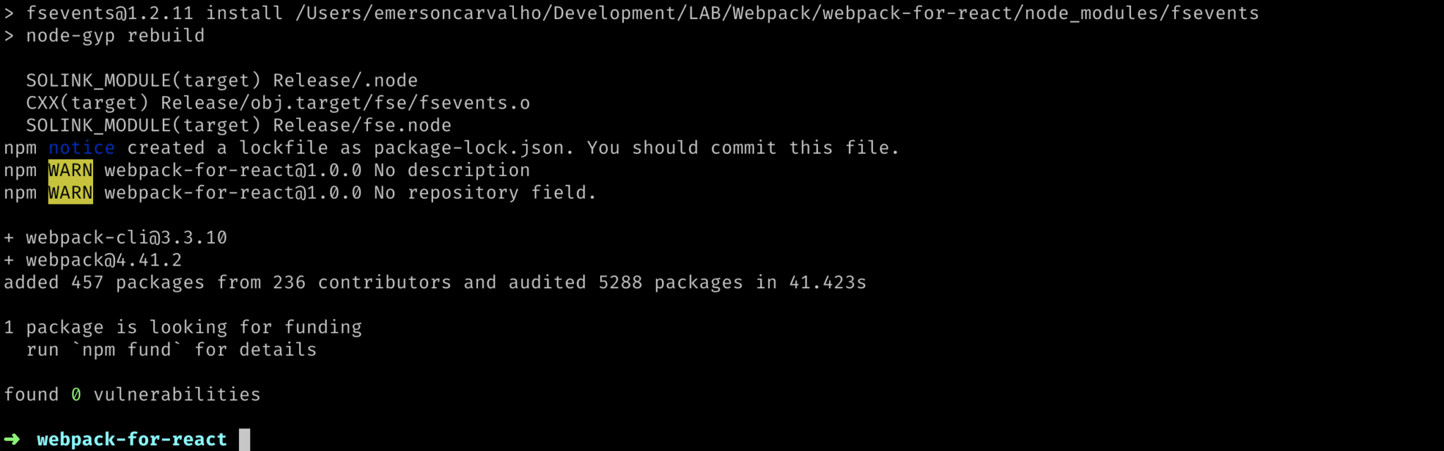 Como configurar Webpack para projeto React – Emerson Broga