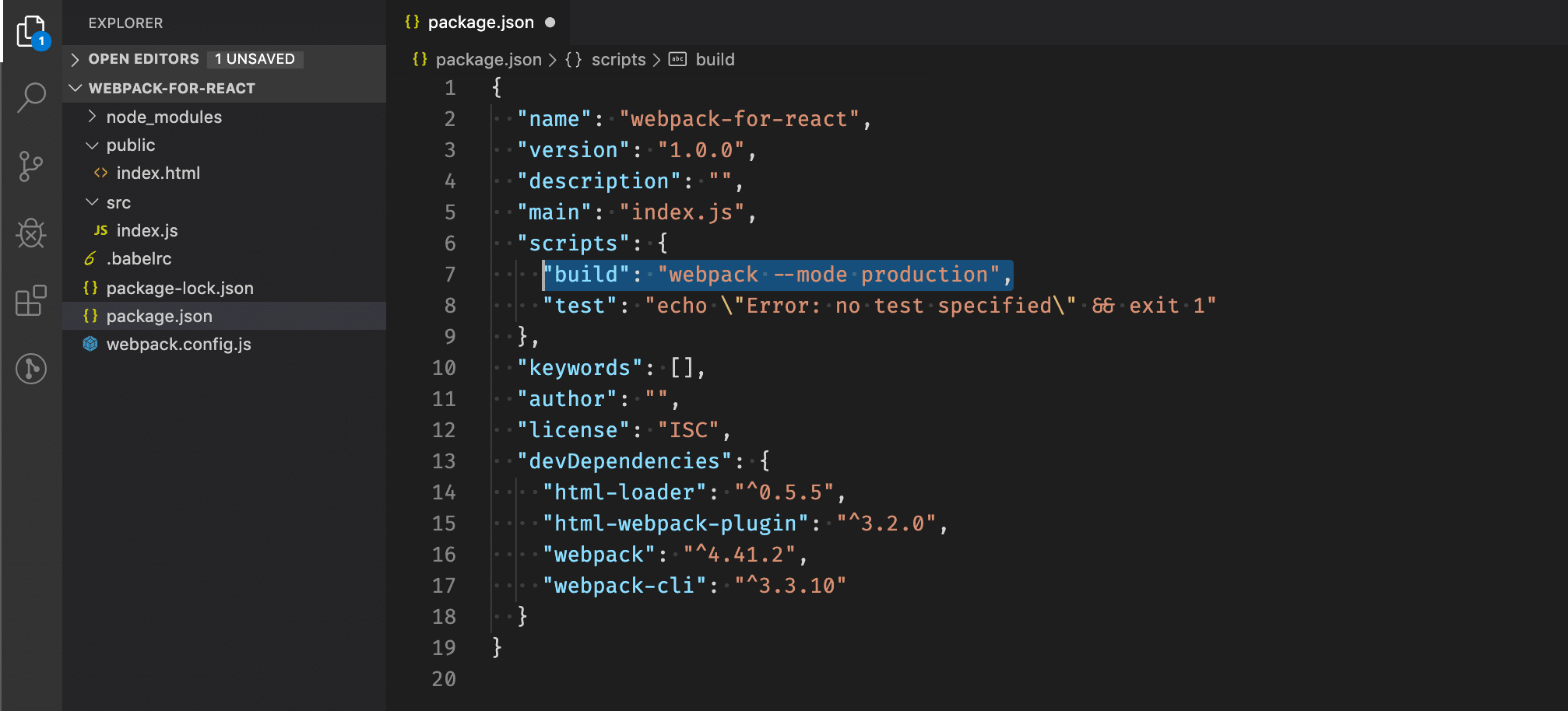 Como configurar Webpack para projeto React – Emerson Broga